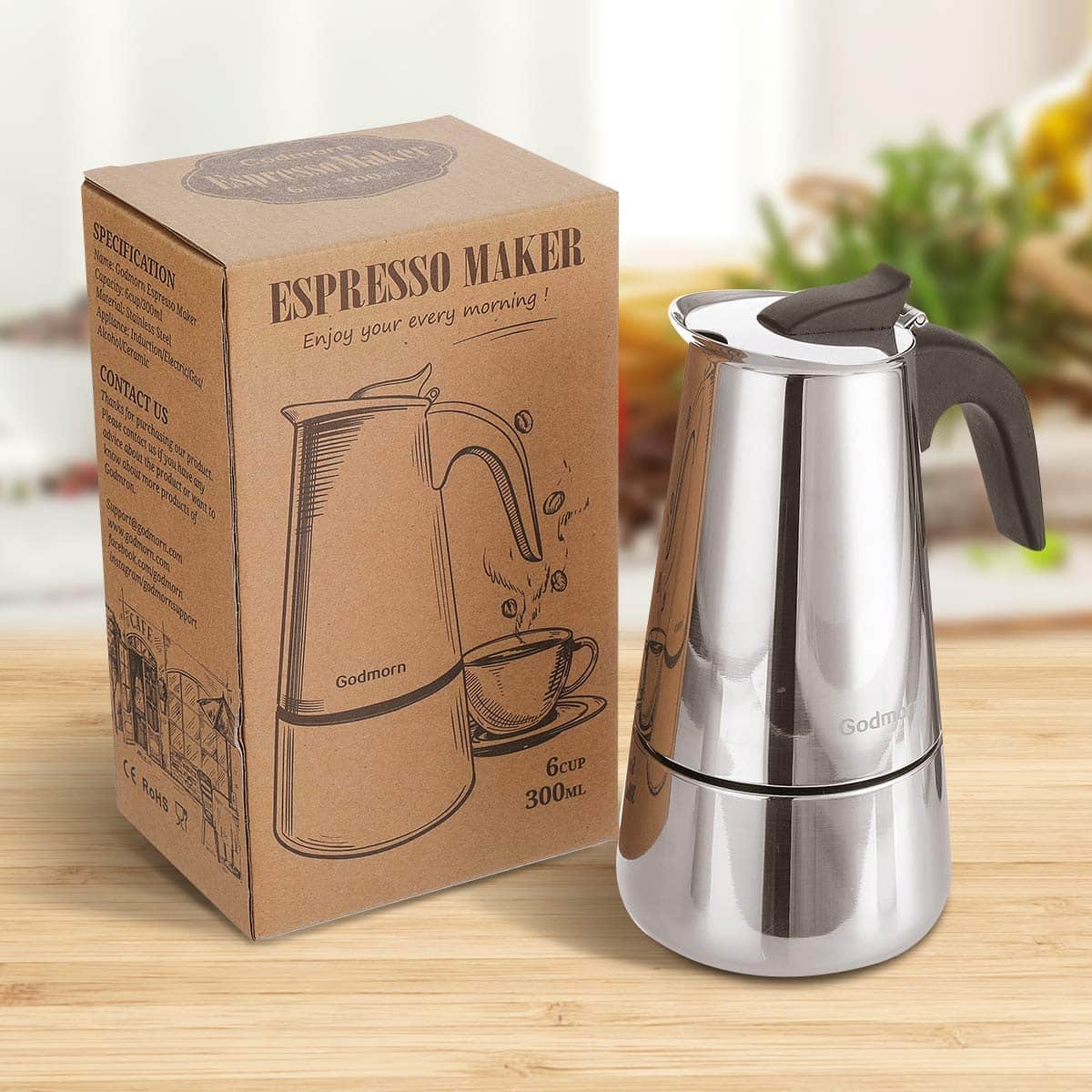 Las 10 mejores cafeteras italianas para inducción : desde 1 a 12 tazas